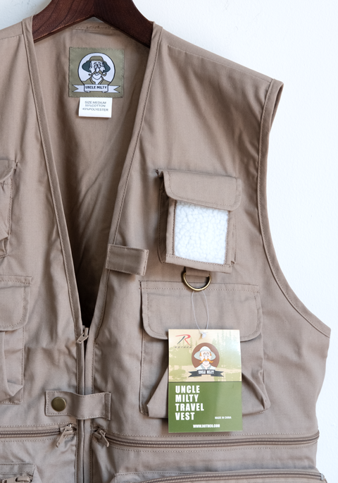 ROTHCO UNCLE MILTY TRAVEL VEST : 山口ストアー（大阪農林会館ビル410号室）